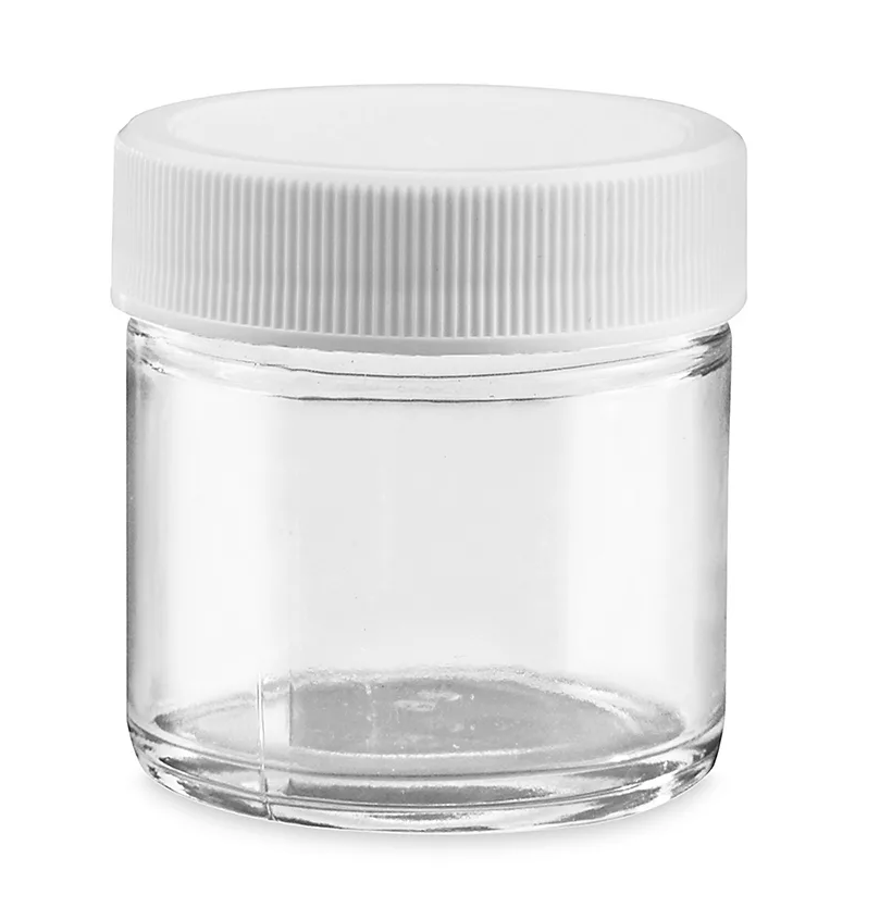 1oz wide mouth jar / clear glass | The Nickel Refillery